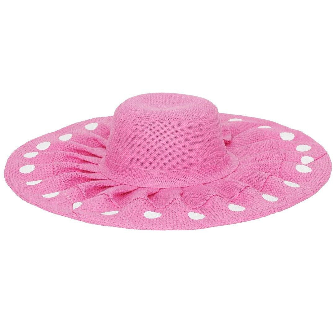 FabSeasons Long Pink Brim Beach Sun Hat freeshipping - FABSEASONS